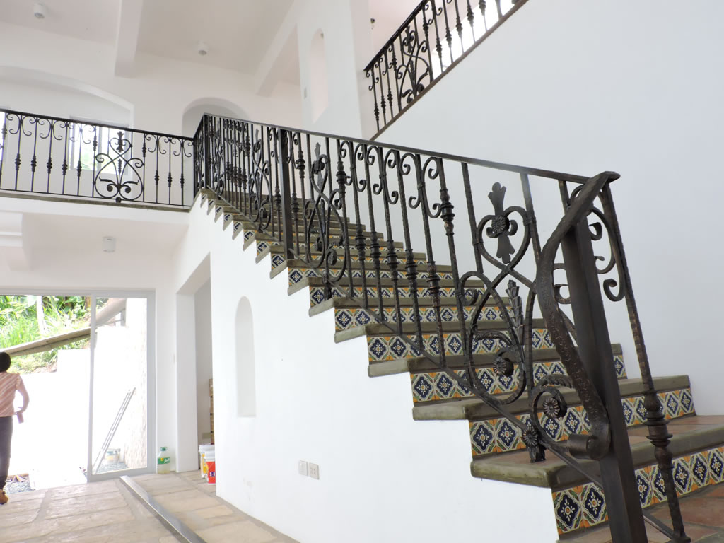 Stair Railing Mediterranean Design | Glass Railings Philippines, Glass ...