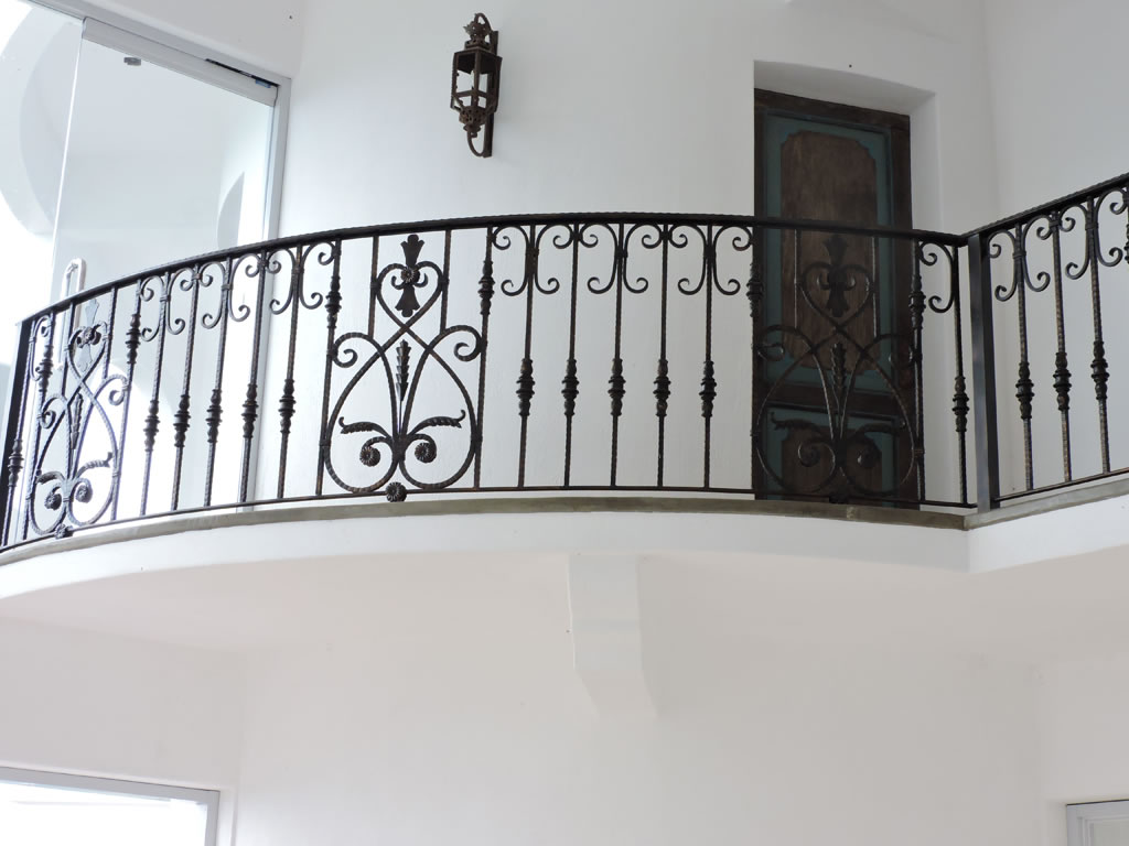 Stair Railing Mediterranean Design | Glass Railings Philippines, Glass ...