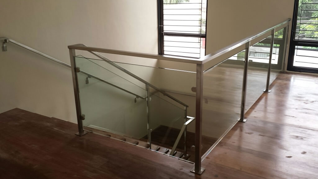 Glass Stainless Railing | Glass Railings Philippines, Glass Railing ...