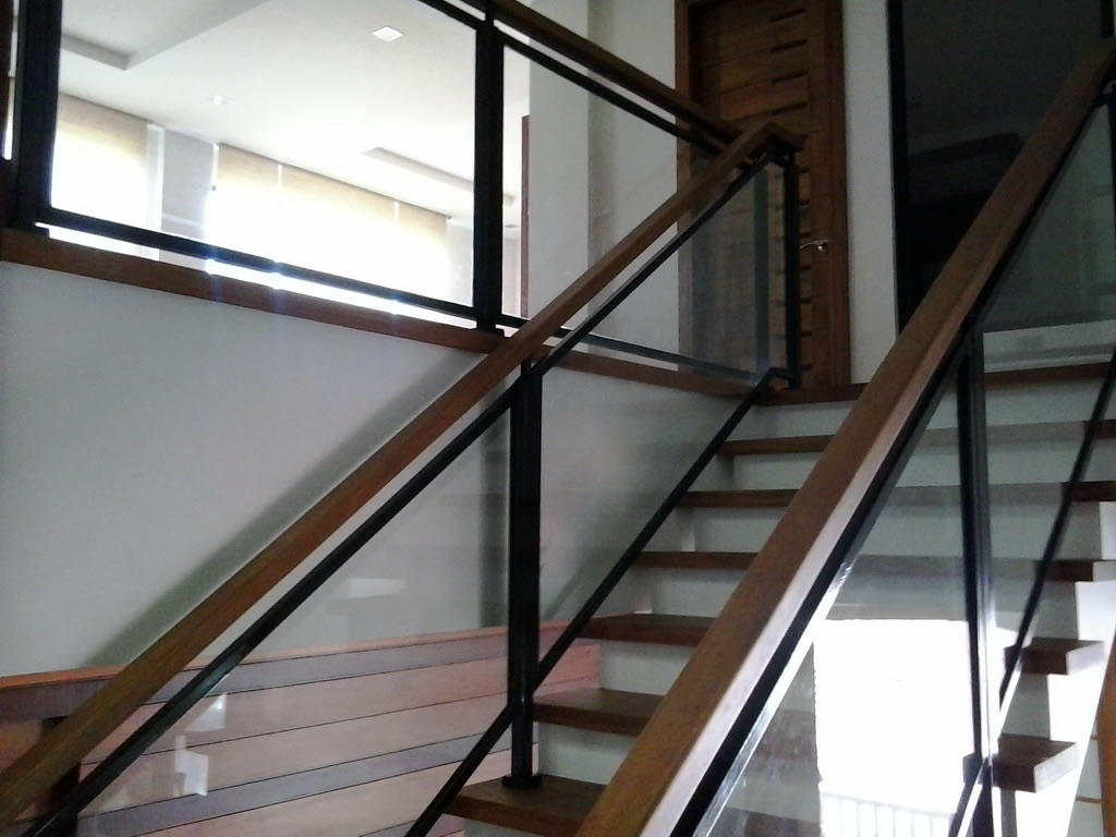 Glass Stair Railing | Glass Railings Philippines, Glass Railing ...